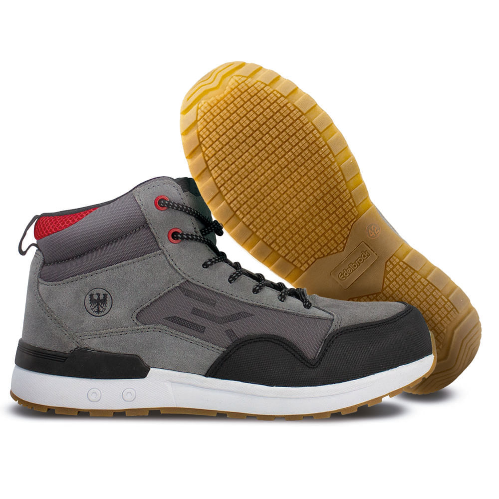 CALZADO SEGURIDAD EDELBROCK VANSKY ARTIC GRAY/RED - tecnobogab2c